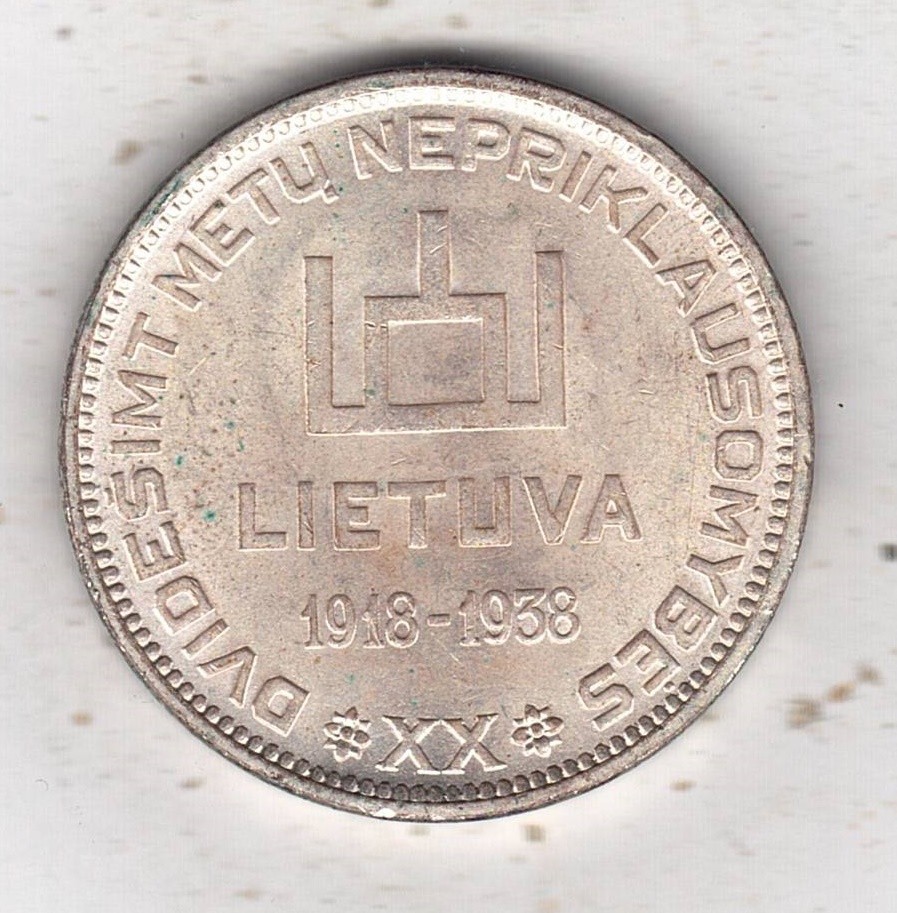 D#126 Litauen Lithuania S 14 KM 84: 10 Litai Silber 1 Stück Sammler ...