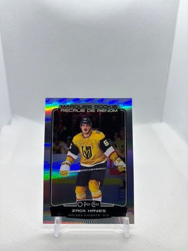 2022-23 O-Pee-Chee Zack Hayes /350 Marquee Rookie Rainbow Golden ...