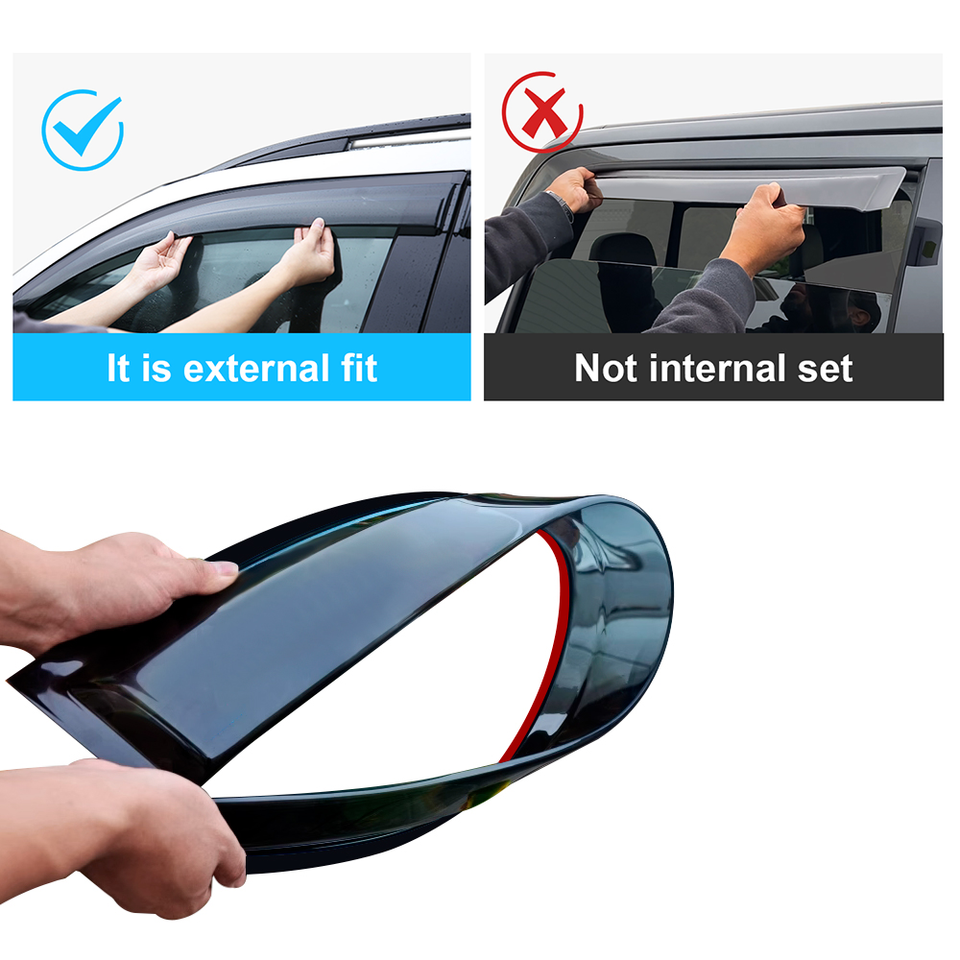 Bonnet Protector Guard Wind Deflector for Ford Ranger 2012-2014 D/Cab ...