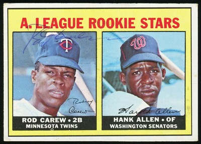 Rod Carew 1967 Topps #569 VINTAGE SIGNATURE AUTO JSA COA RC ROOKIE RARE ...