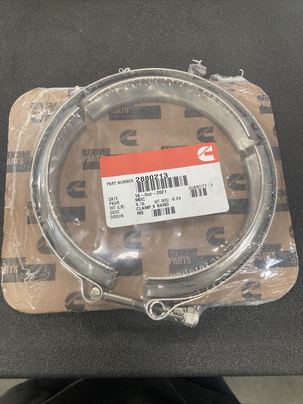 OEM CUMMINS CLAMP-V BAND 5.5" 2880213 | eBay