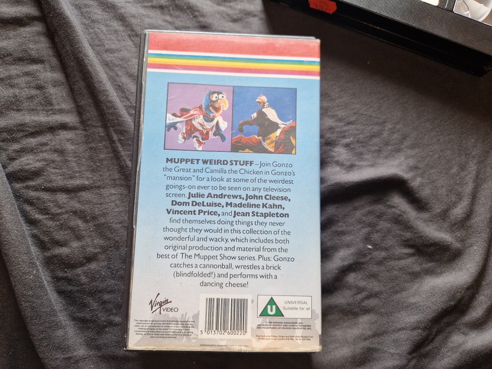 GONZO PRESENTS MUPPET WEIRD STUFF Vintage VHS Tape | eBay