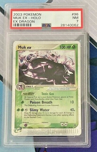 Pokemon 2003 MUK EX Holo EX DRAGON 96/97 PSA 7 | eBay