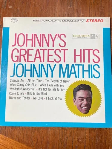 JOHNNY MATHIS- Johnny's Greatest Hits 1962 -Columbia -Vinyl LP Record ...