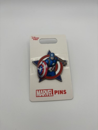 Disney Pin - Marvel Disney Store Captain America Emblem Style Pin ...