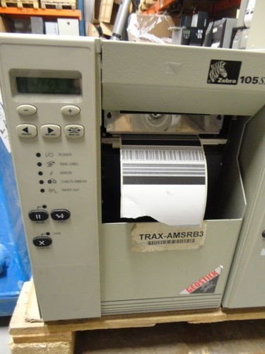Zebra 105SL Thermal Transfer Barcode Label Printer ZebraNet - 200Dpi ...