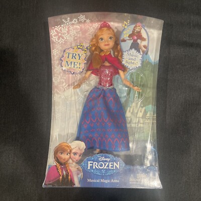Disney Frozen Musical Magic Anna Doll New Sealed Rare 2013 Music and ...