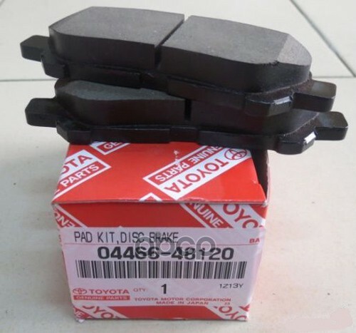 04466-48120 Toyota Pad kit, disc brake, rear 0446648120, New Genuine ...