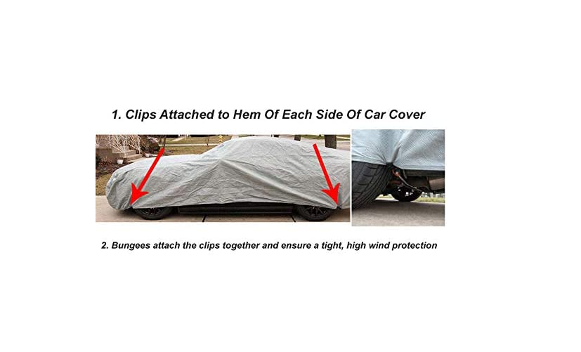 Car Cover Gust Strap Wind Protector Prevent Blowing Off High Winds ...