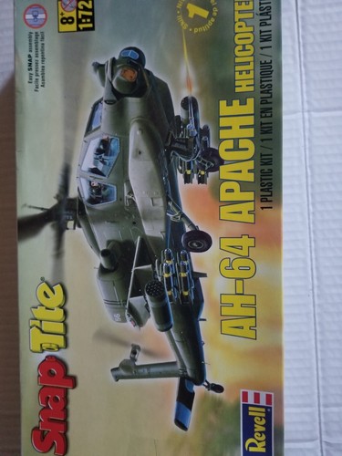 REVELL AH-64 APACHE HELICOPTER SNAP TITE MODEL | eBay