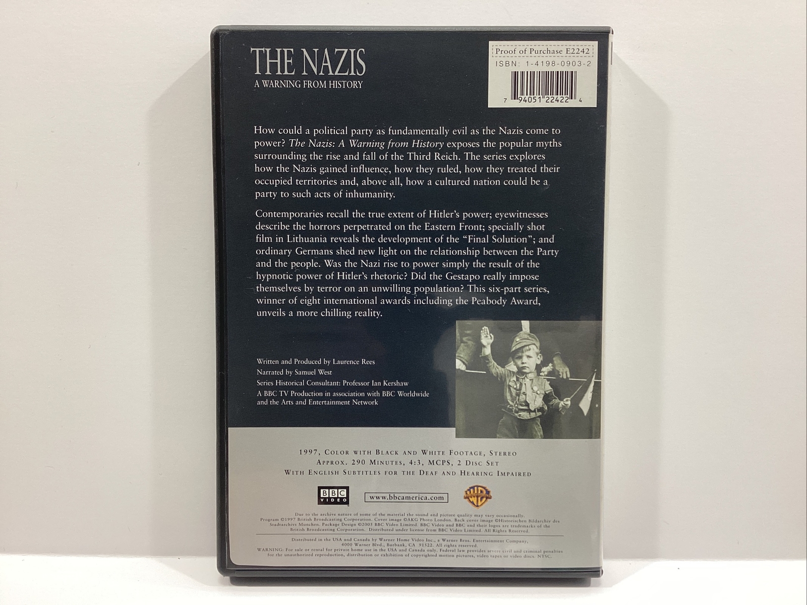 The Nazis: A Warning from History (DVD, 2005, 2-Disc Set) for sale ...