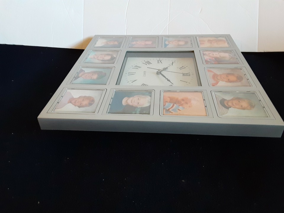 North Point The Growing years photo frame wall clock new | eBay