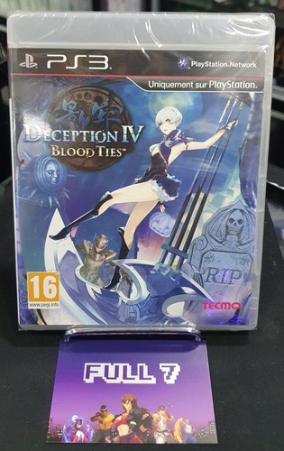 Deception IV 4 Blood Ties SONY PS3 NEUF NEW VERSION PAL FRANÇAISE ...