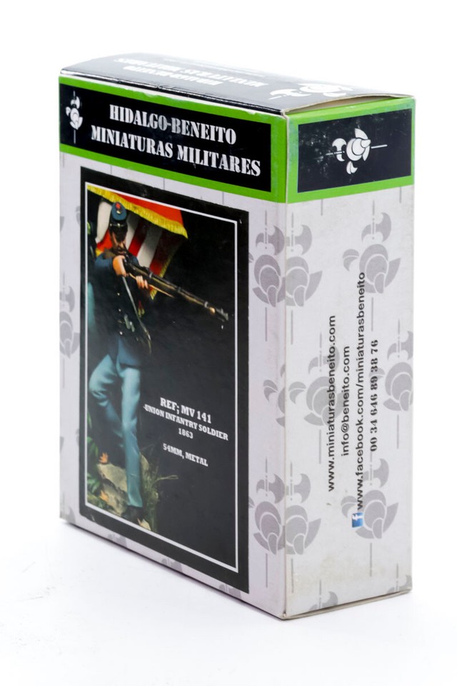 Union Infantry Soldier Hidalgo Beneito Military Miniatures U.S. Civil ...