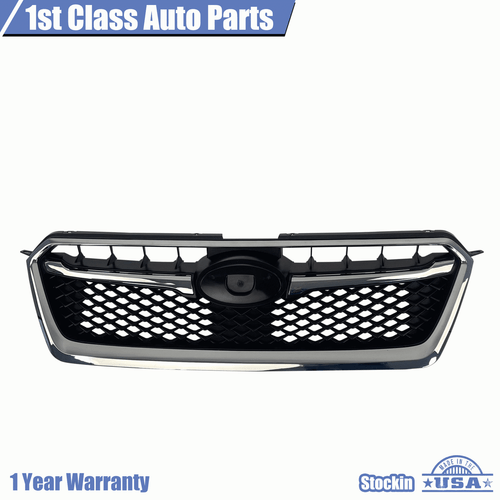 Front Grille w/ Moulding Trim whole Set For 2012-2016 Subaru Impreza ...
