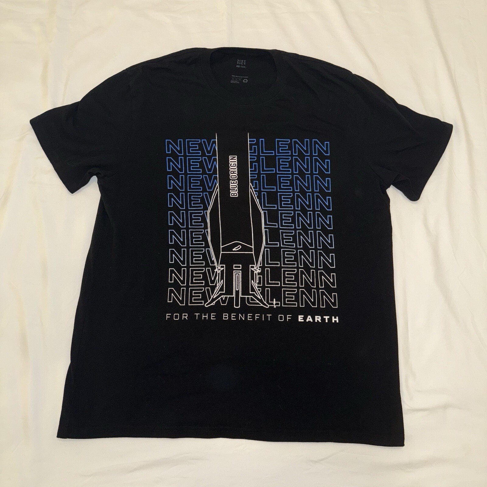 Blue Origin New Glenn NG1 Jeff Bezos T-Shirt Earth Fe… - Gem