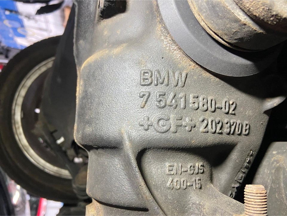BMW 3 Series 320D MANUAL F30 2015 Rear Differential 7599475-02 Diff ...