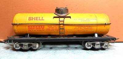 MARX O27 TINPLATE SHELL OIL TANK CAR | eBay