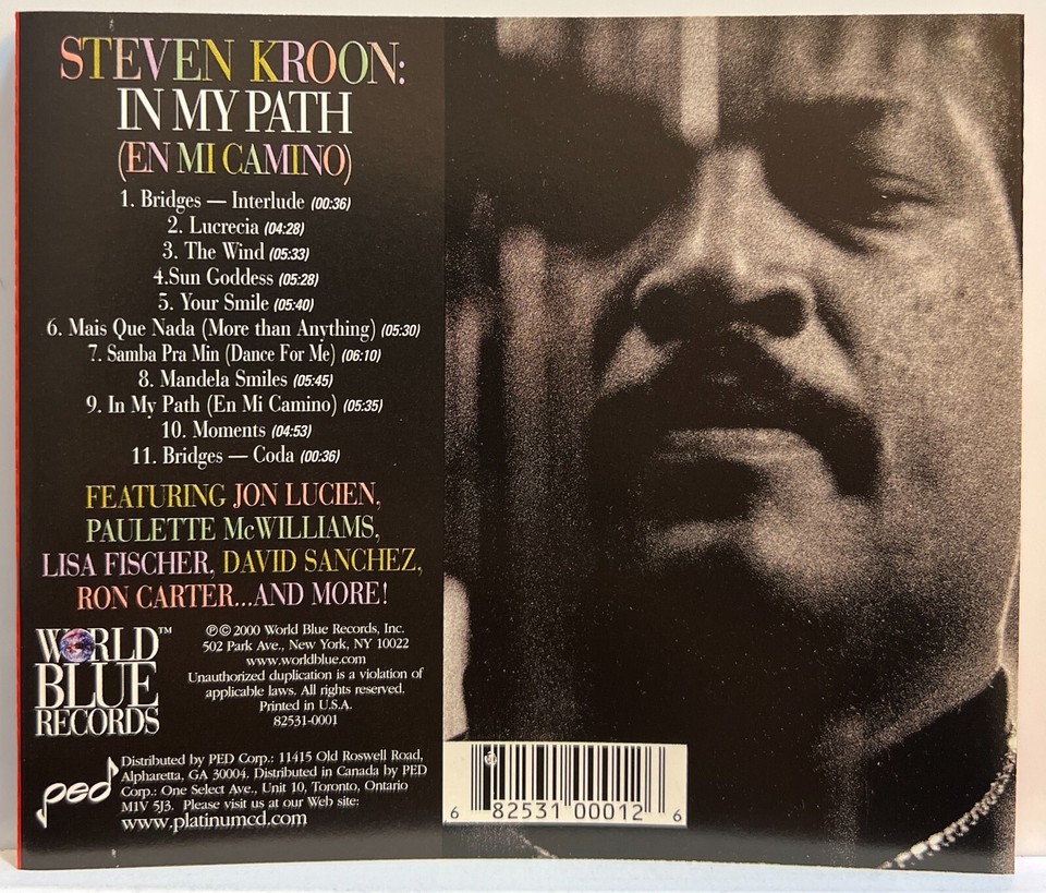 Steve Kroon : In My Path (CD 2000 World Blue Records) *Rare* *Very Good ...