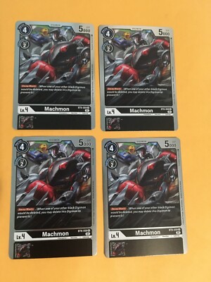 4x Machmon BT6-059 R (Playset) Digimon CCG | Double Diamond Near Mint ...