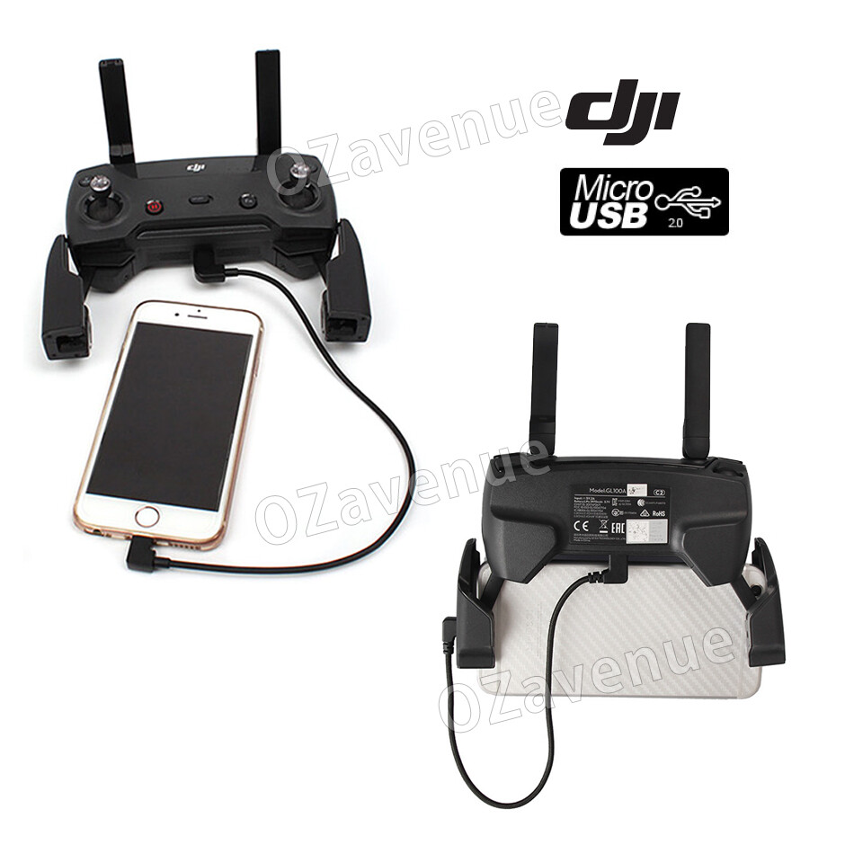 USB to Type-C / Android / iphone Cable for DJI Spark Mavic Pro Remote ...