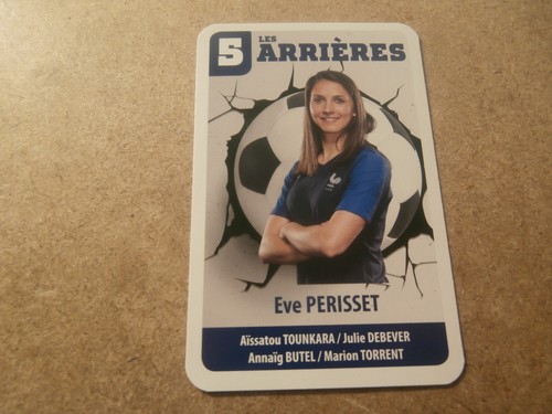 EVE PERISSET, RARE TRADING "ROOKIE" CARD, WOMEN TEAM FRANCE, COLLECTOR ...