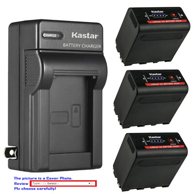 Kastar F980 Battery Wall Charger for Sony NP-F960 CCD-TR940 CCD-TRV16 ...