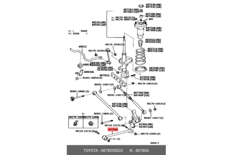 TOYOTA LEXUS Genuine OEM LS400 Suspension Rod | eBay