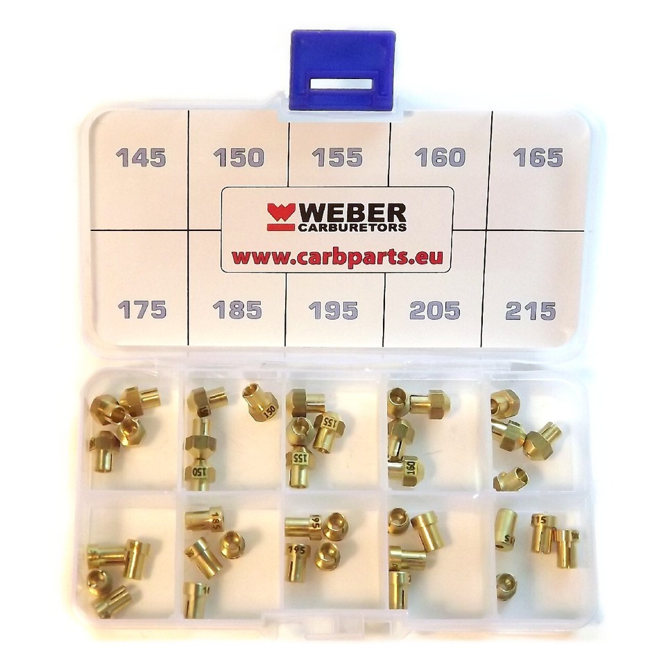 Jetting Kit Weber DCOE IDF 4x Main 145,150,155,160,165 air ...