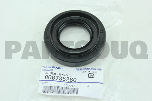 806735280 Genuine Subaru OILSEAL-35X67X12 80673-5280 | eBay