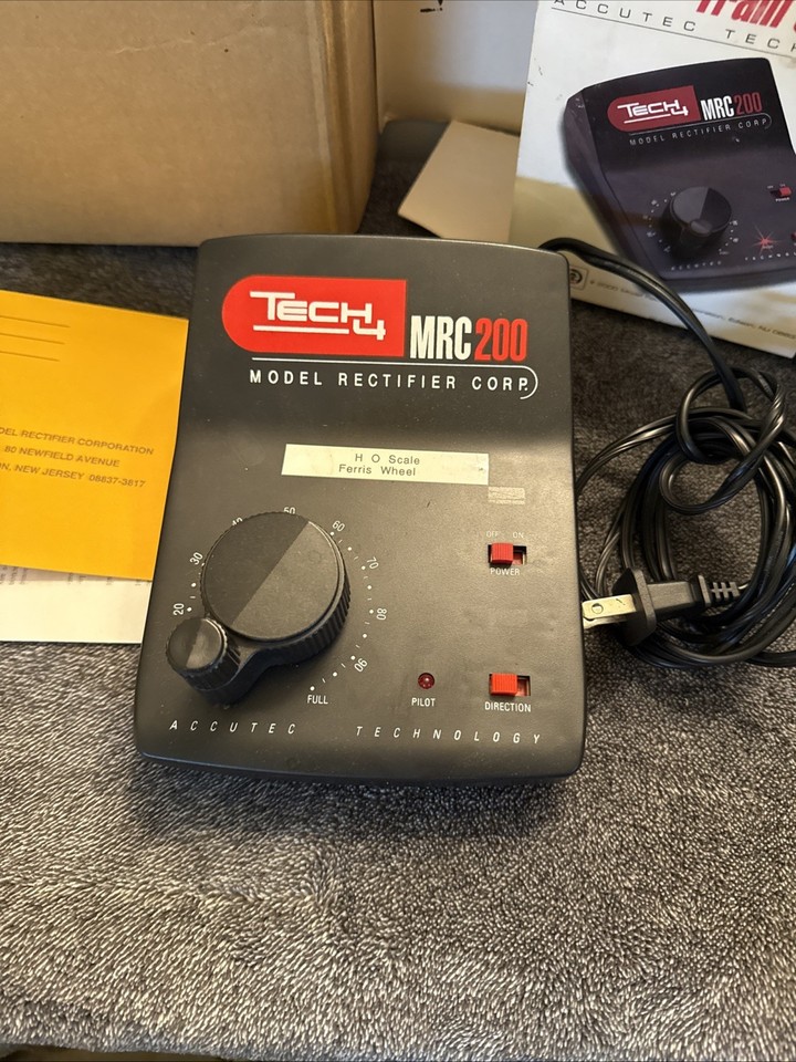Model Train Transformer Power Control System Tech 4 MRC 200 Model ...