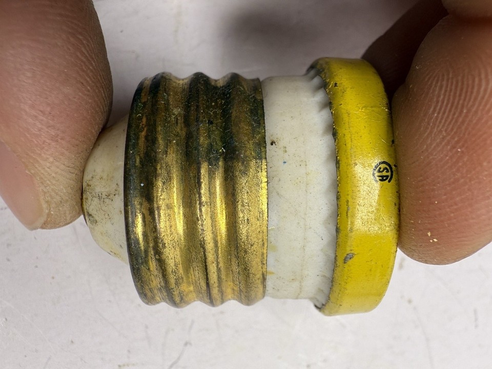 vintage Buss Type W 30-amp plug fuse | eBay