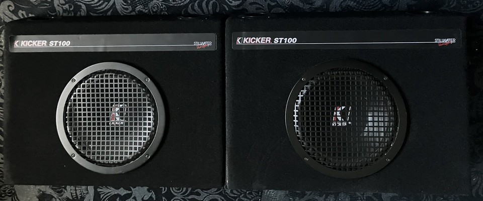 Old School Kicker Stillwater Designs ST100 10” Subwoofer Slim Truck ...