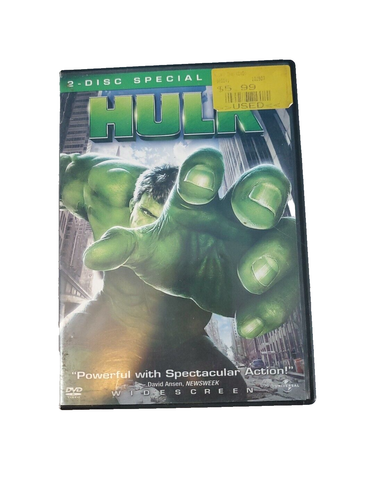 Hulk (DVD, 2003, 2 Disc Set, Widescreen) Eric Bana, Jennifer Connelly 25192248924| eBay