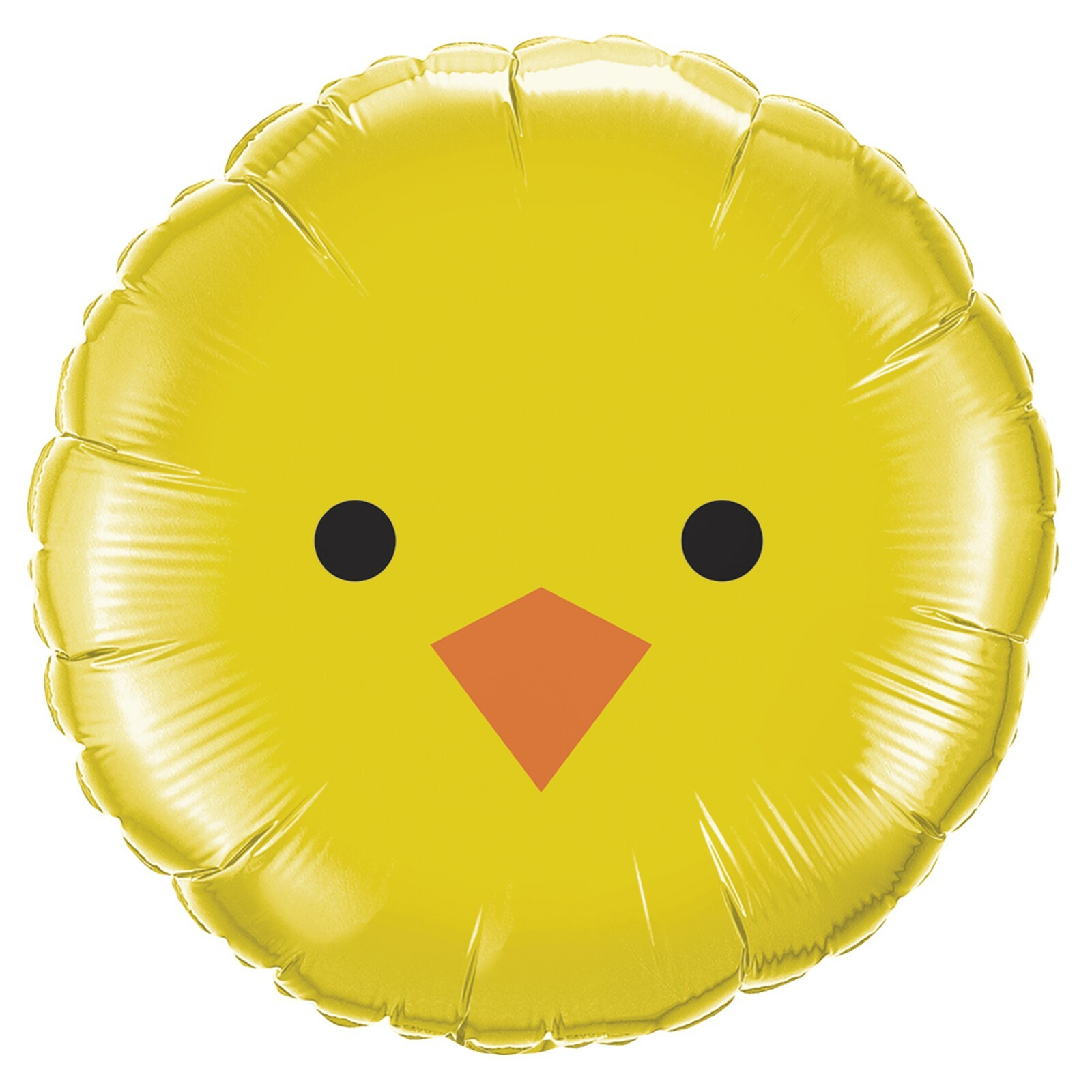 Qualatex Microfoil Round Foil Party Balloon 18" 46cm Easter Yellow ...