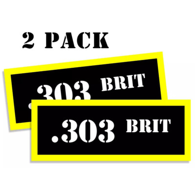 303 BRITISH Ammo Can label Stickers Decal Ammunition (2 pack) | eBay