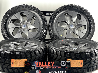 20" FORD F150 FX4 SET 4 04-25 BLACK FACTORY OEM WHEELS RIMS TIRES ...