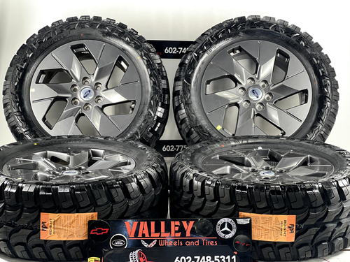 20" FORD F150 FX4 SET 4 04-25 BLACK FACTORY OEM WHEELS RIMS TIRES ...