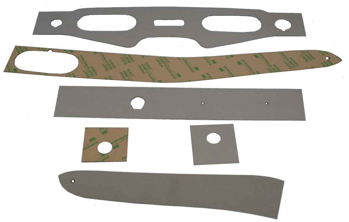 1958 Chevrolet Dash Restoration Kit Aluminum | 58 Chevy Parts Catalog ...