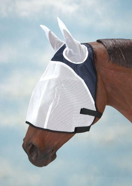 Tough 1 Horse Size White Fly Mask with Ears horse tack equine 85-2 | eBay