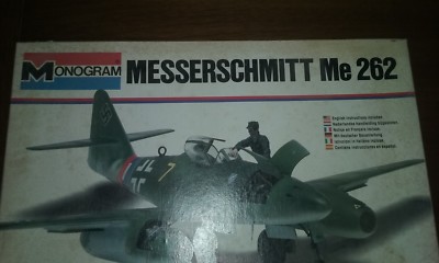 Vintage Monogram Messerschmitt Me 262 1/48 scale((((( | eBay