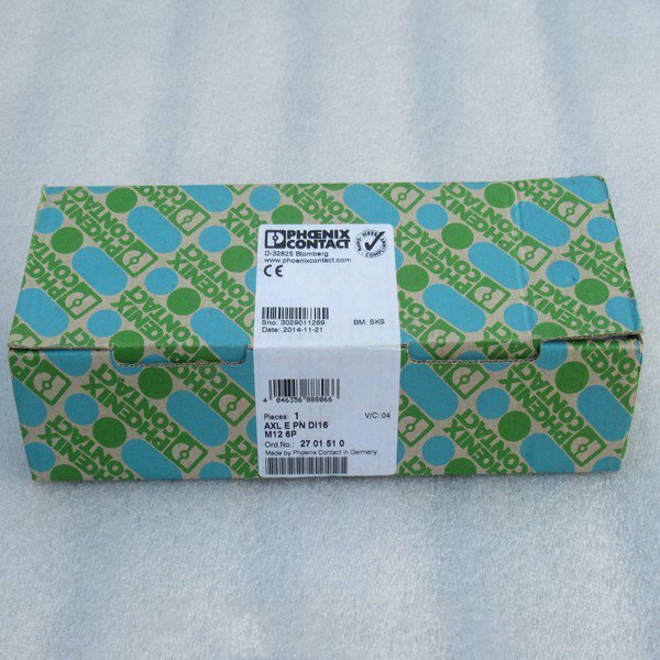 1 PCS NEW IN BOX Phoenix module AXL E PN DI16 M12 6P 2701510 FAST SHIP# ...