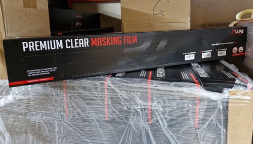J TAPE Masking Film 5M X 120M Clear Sheeting Plastic Poly Mask Car ...