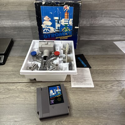 GYROMITE BIG BOX 1985 Nintendo NES in Box Rare Black box Series Grail ...