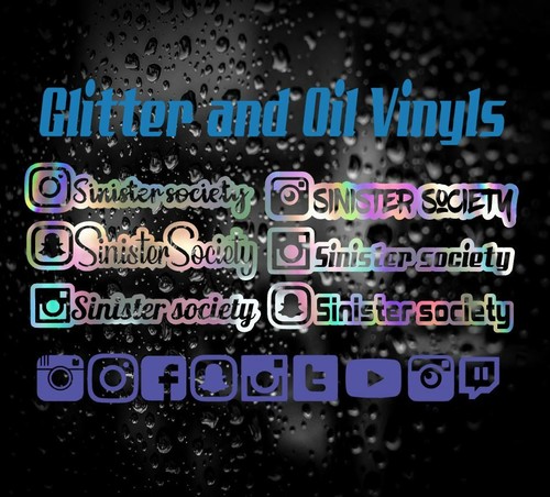 Instagram Car Window Decals stickers Snapchat TikTok JDM Stickers ...