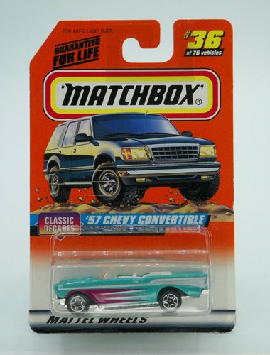 Matchbox Classic Decades '57 CHEVY CONVERTIBLE 1998 New | eBay