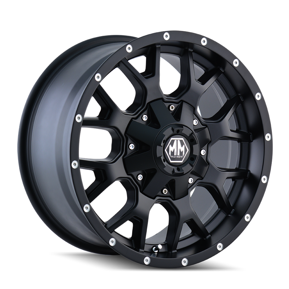 MAYHEM WARRIOR 8015 MATTE BLACK 20X9 6-135/6-139.7 0MM 106MM | eBay