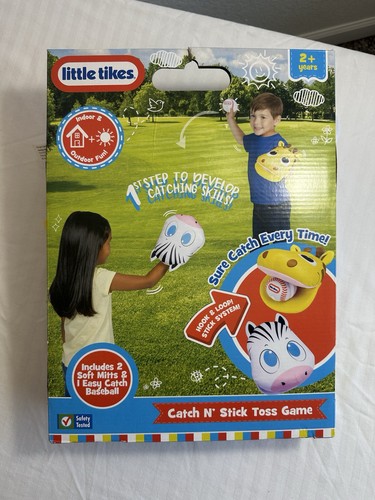 Little Tikes Catch N' Stick Toss Game Zebra Giraffe Set NEW | eBay