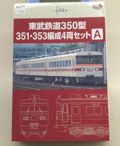 TOMYTEC Railway Collection Tobu Type 350 351.353 Formation 4-Car Set A ...