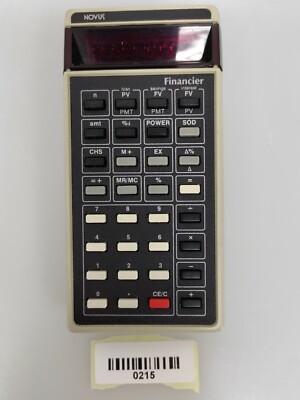 0215 Taschenrechner NOVUS 6020 Financier | eBay